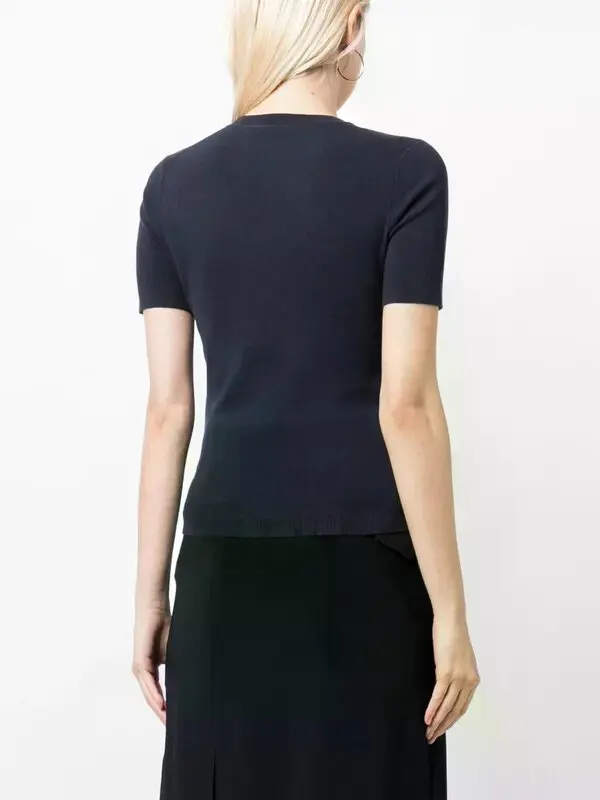 3.1 Phillip Lim Crepe-texture Short-sleeve Top