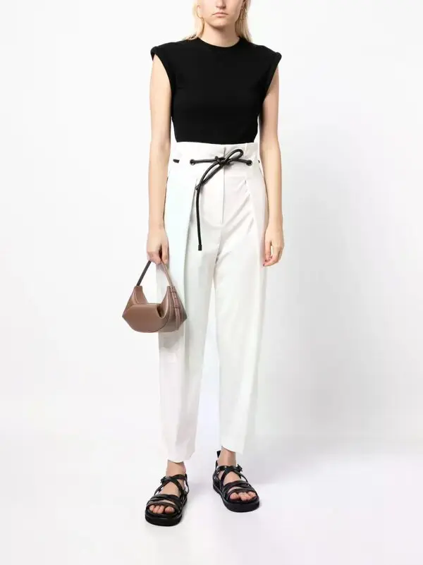 3.1 Phillip Lim Origami Pleated Trousers - White