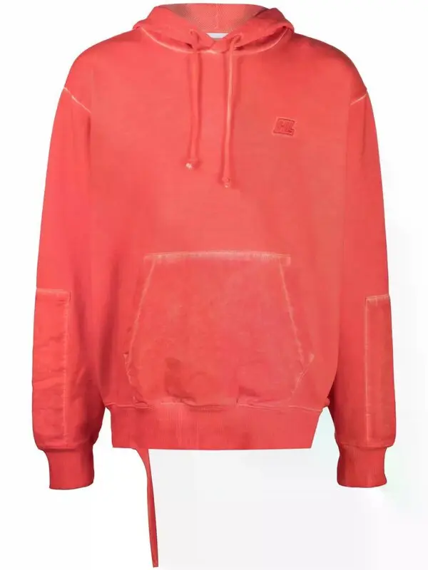 Helmut Lang Embroidered Logo Hoodie