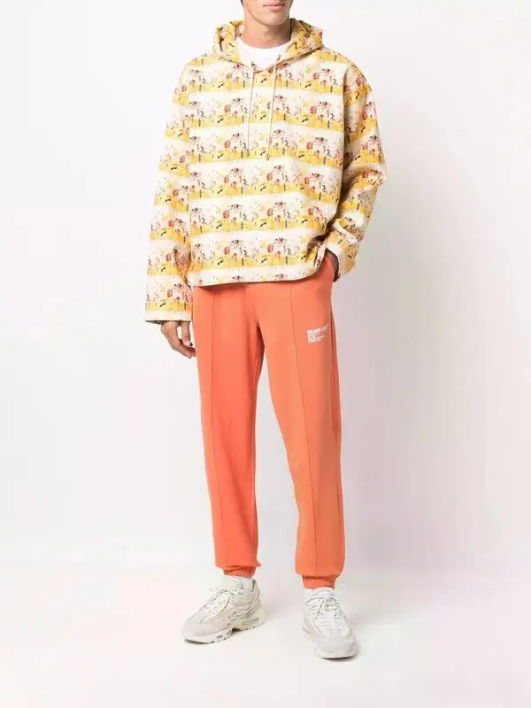 Helmut Lang Logo-print Tapered Joggers