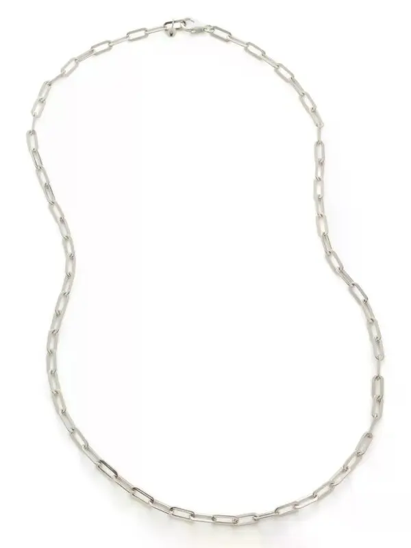 Monica Vinader Recycled Sterling Paperclip Chain Necklace - Silver