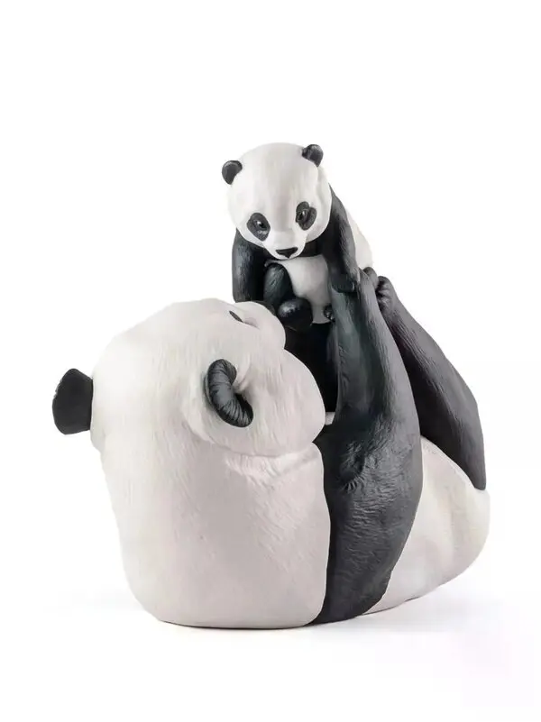 LLADRO Mommy Panda Porcelain Figurine