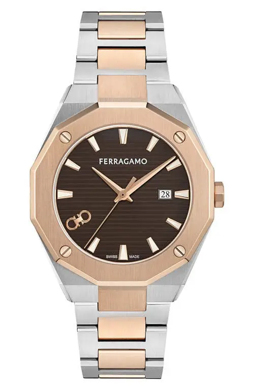 FERRAGAMO Two-tone Bracelet Watch - Two Tone