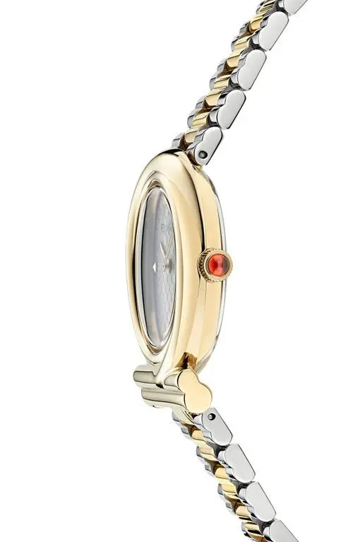 FERRAGAMO Gancini Mother-of-pearl Two-tone Watch