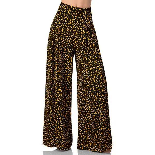 IVONNE Wide-leg Polka Dot Pants