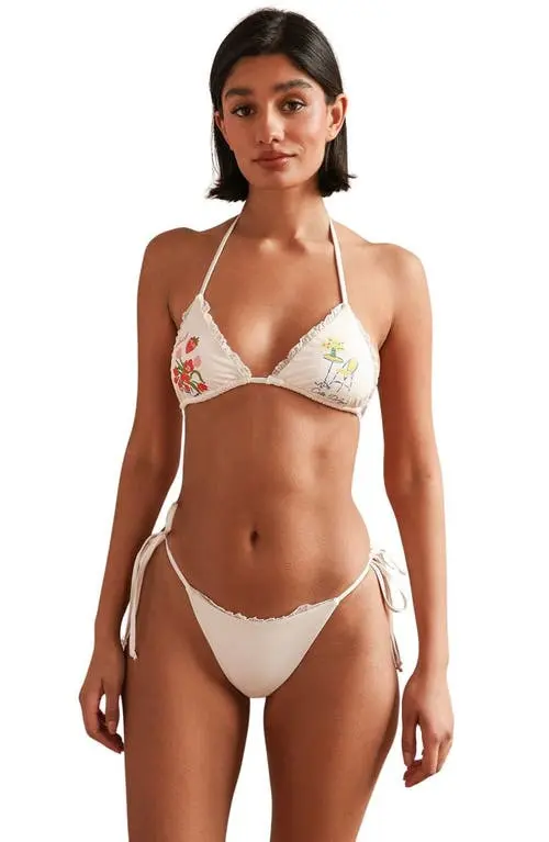 DIPPIN DAISY'S Bondi Cheeky Bikini Bottom - Ecru