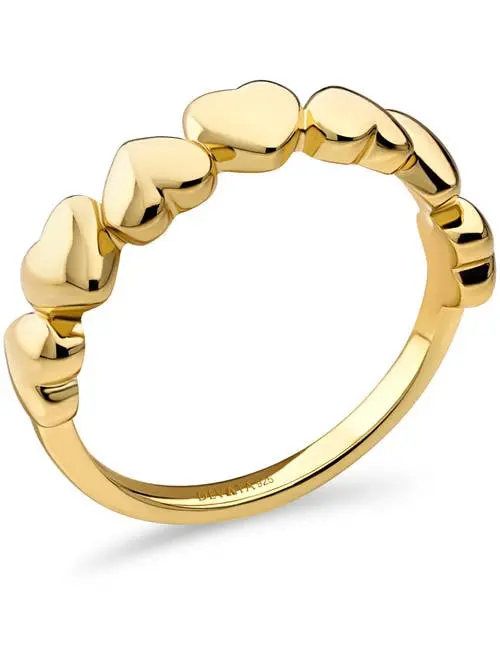 DEVATA Gold Plated Heart Ring