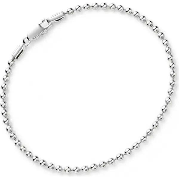 DONATELLO GIAN Sterling Beaded Ball Bracelet - Silver