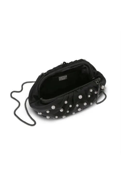 Badgley Mischka Margot Beaded Pouch Clutch