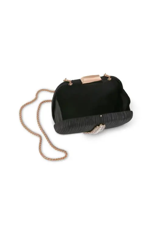 Badgley Mischka Halo Crystal Panel Minaudiere