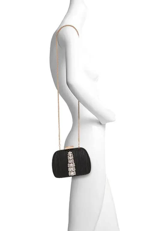 Badgley Mischka Halo Crystal Panel Minaudiere