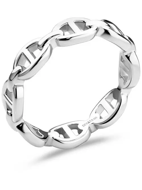 DEVATA Mariner Anchor Band Ring