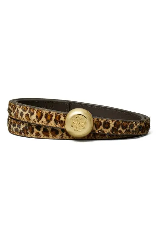 Tory Burch Romy Reversible Belt - Haircalf/john Coco