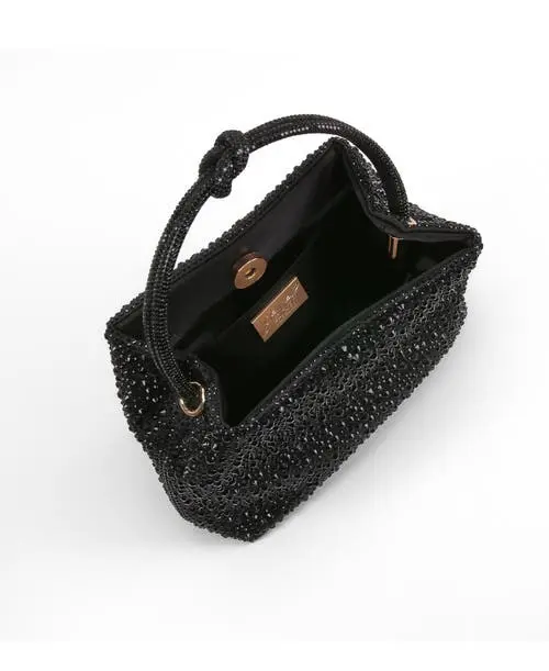 Badgley Mischka Joy Mix Crystal Mini Bucket Handbag