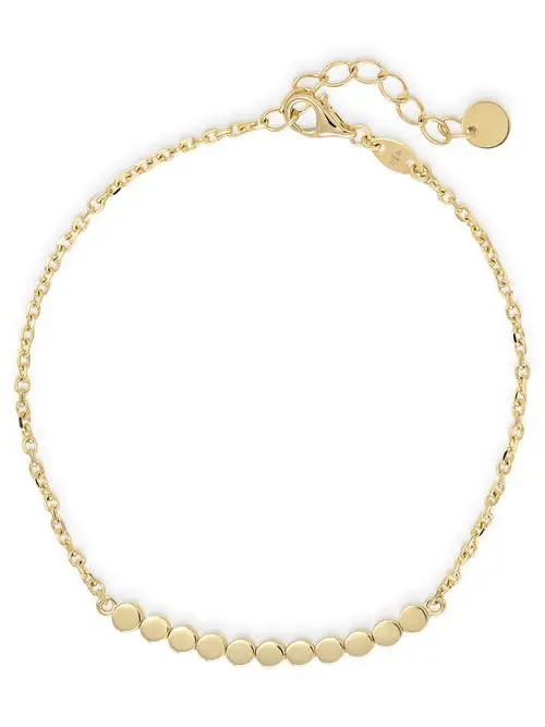 DEVATA Round Link Chain Bracelet In 14k Gold