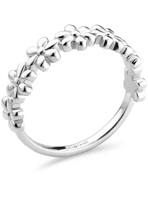 DEVATA Daisy Flower Ring