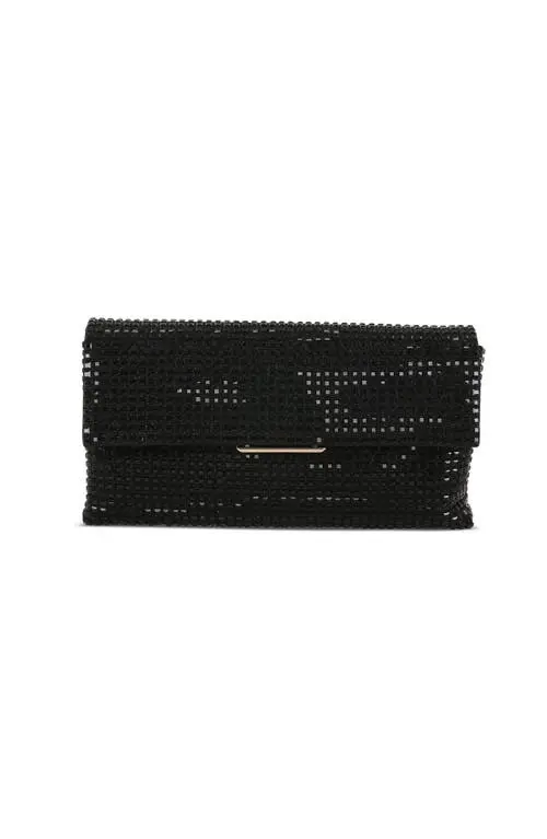 Badgley Mischka Jayden Crystal Envelope - Black