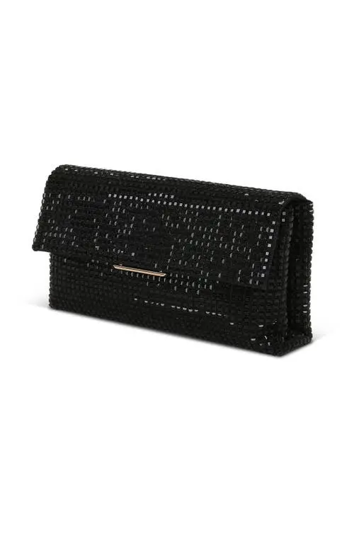 Badgley Mischka Jayden Crystal Envelope - Black