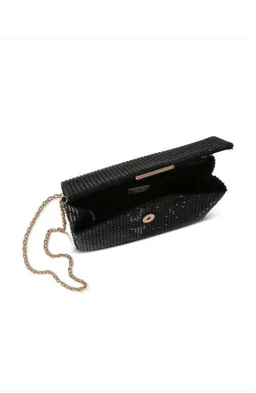 Badgley Mischka Jayden Crystal Envelope - Black