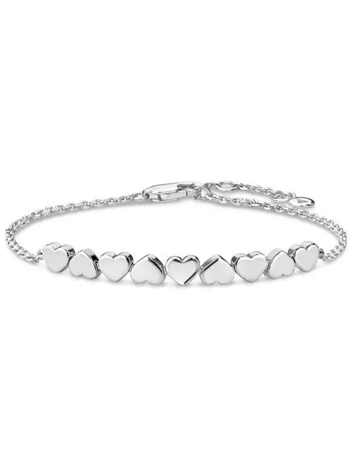 DEVATA Heart Chain Bracelet - Silver