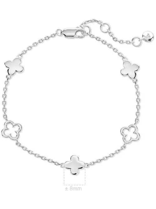 DEVATA Clover Five-charm Chain Bracelet