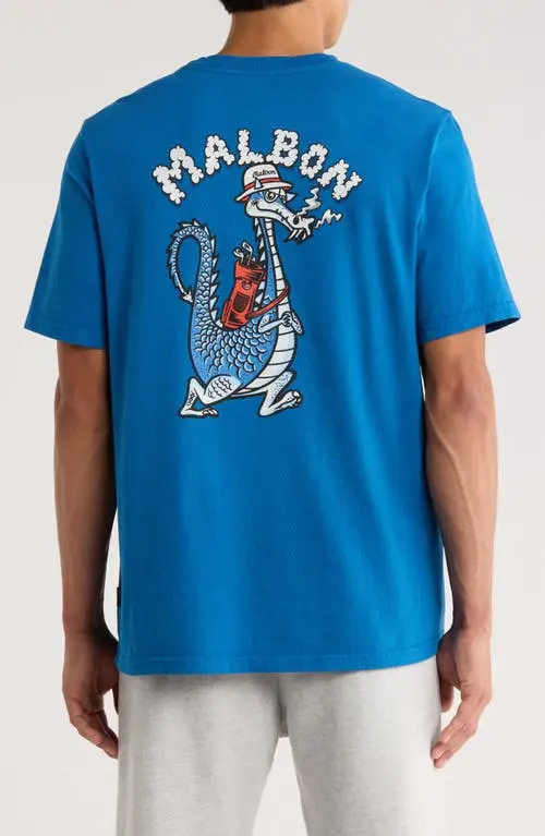 MALBON Bermuda Dragon Graphic T-shirt