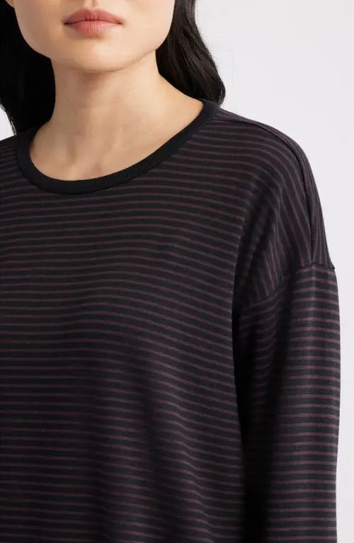Eileen Fisher Stripe Long-sleeve Top