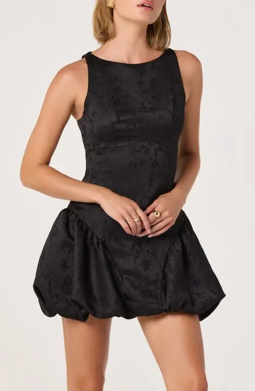 Astr The Label Drop Waist Bubble Mini Dress
