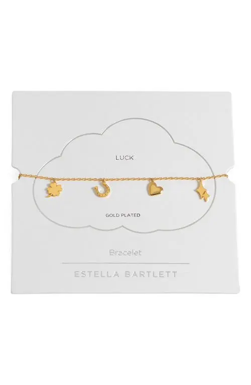 Estée Lauder Love & Luck Charm Bracelet - Gold