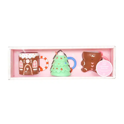 DAYDREAM SOCIETY Baking Spirits Bright Mug Ornament Set - Assorted Pre-pack