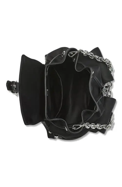 Mcm Mini Aren Drawstring Backpack In Econyl And Leather
