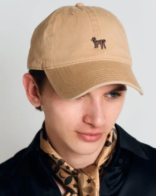 LOST PATTERN Baseball Cap - Light Khaki