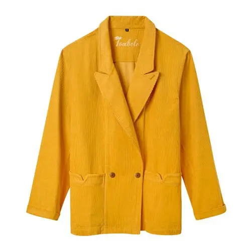 TOMBOLO Easy-going Corduroy Jacket - Saffron