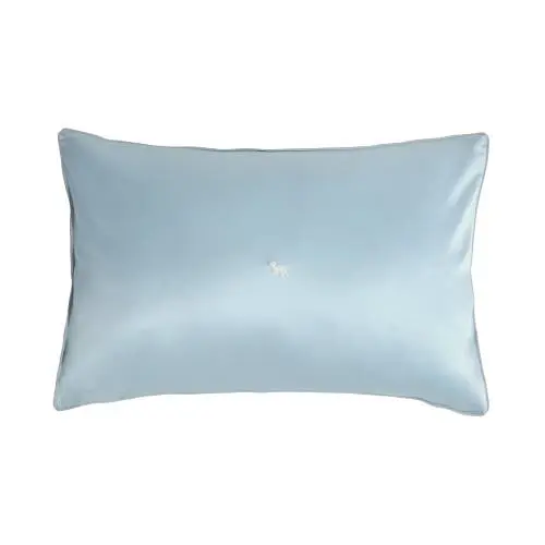 LOST PATTERN Silk Pillowcase - Blue