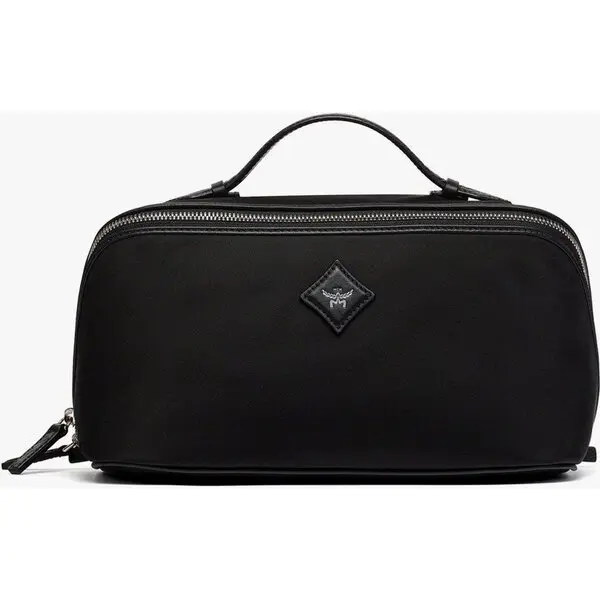 Mcm Medium Ottomar Toiletry Bag - Black