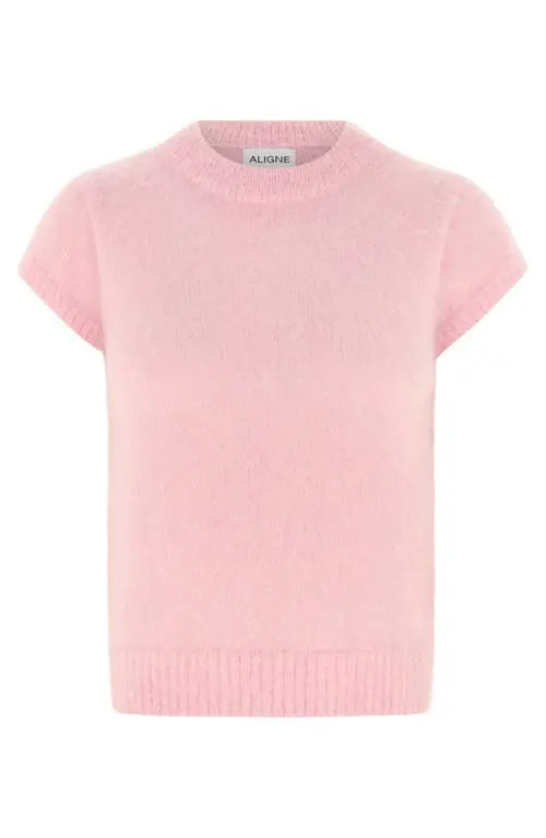 ALIGNE Jess Knit T-shirt - Pink