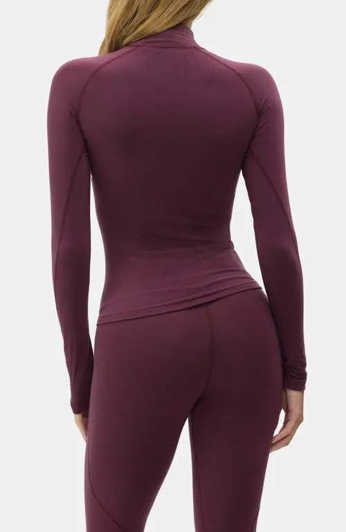 HALFDAYS Clare Mock Neck Top