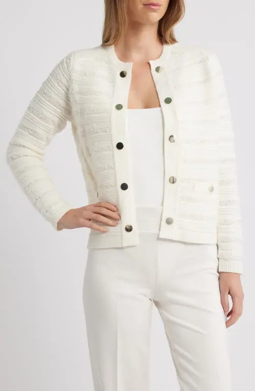 Anne Klein Open Front Cardigan