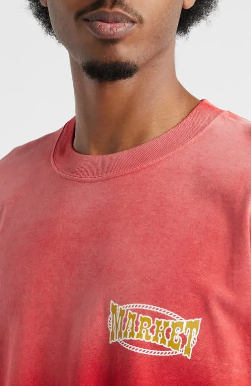 MARKET Saloon Cotton Graphic T-shirt