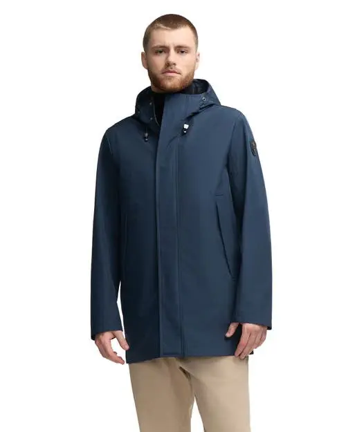 Pajar Kaito Unlined Rain Shell With Fixed Hood - Navy