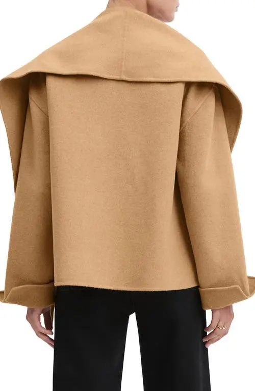 FAVORITE DAUGHTER Wool-blend Scarf Coat