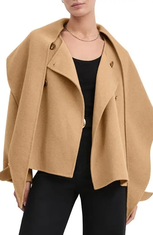 FAVORITE DAUGHTER Wool-blend Scarf Coat