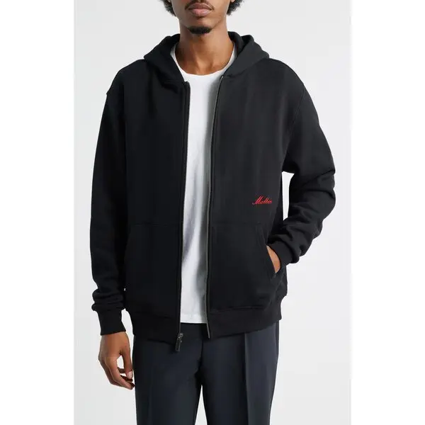 MALBON Cotton Zip-up Hoodie
