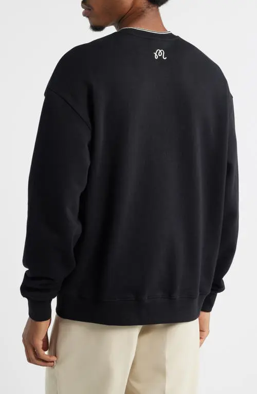 MALBON Monarch Cotton Crewneck Sweatshirt