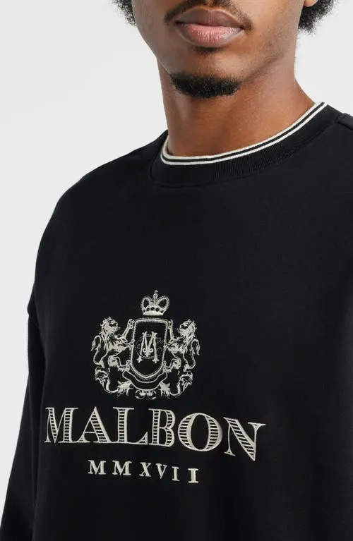 MALBON Monarch Cotton Crewneck Sweatshirt