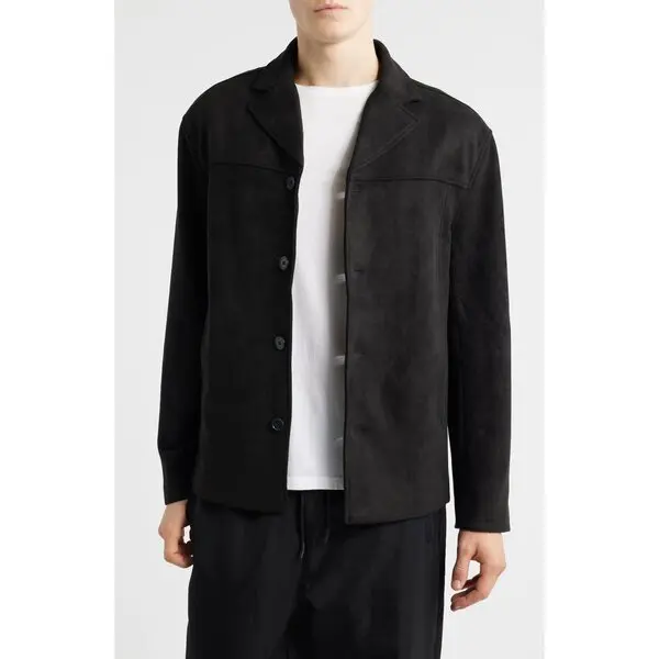 KROST Faux Suede Shirt Jacket