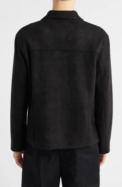 KROST Faux Suede Shirt Jacket