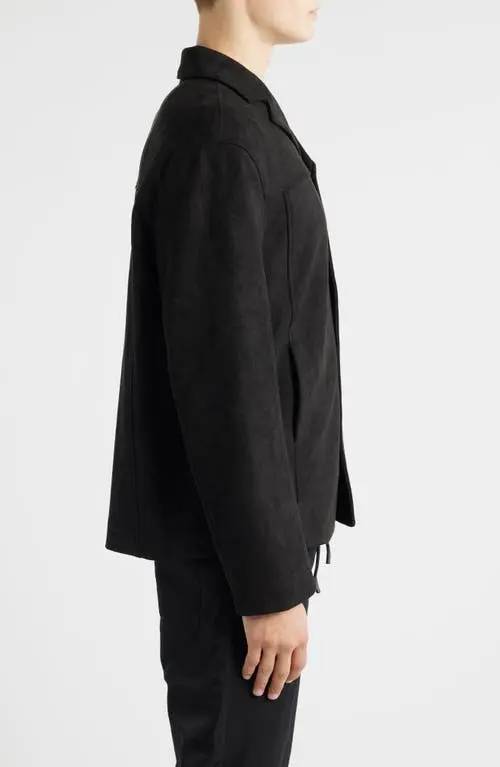 KROST Faux Suede Shirt Jacket