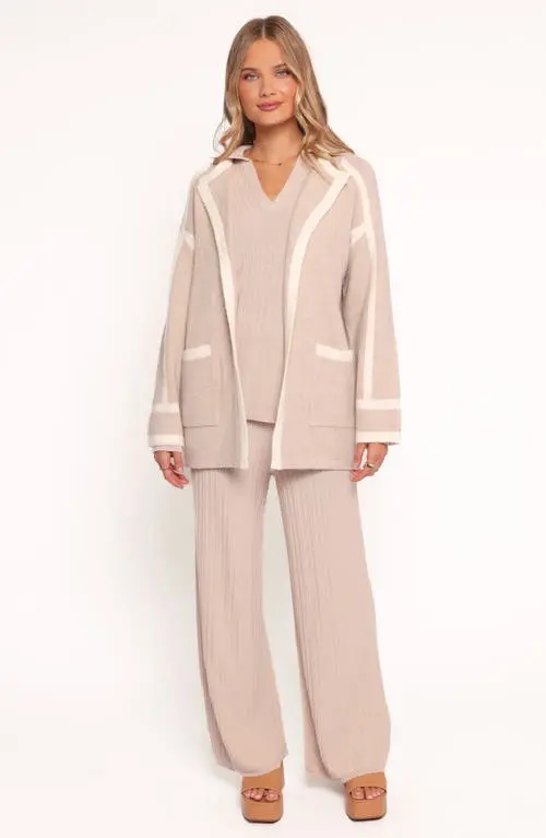PETAL & PUP Tie-waist Longline Cardigan