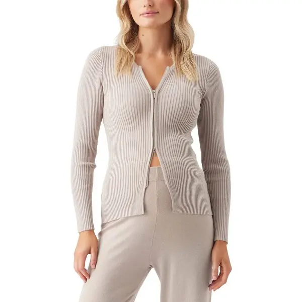 RIPE MATERNITY Zip Through Knit Cardigan